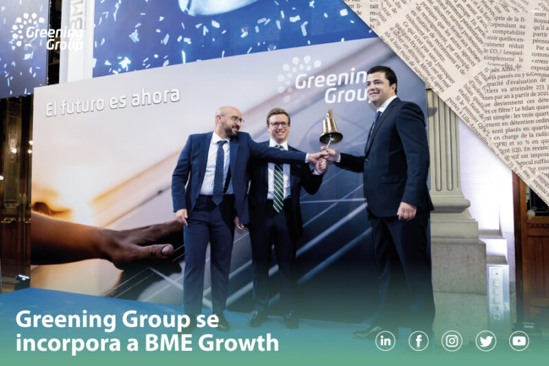 Grupo Greening debuta en el BME Growth con una valoración de 143 millones